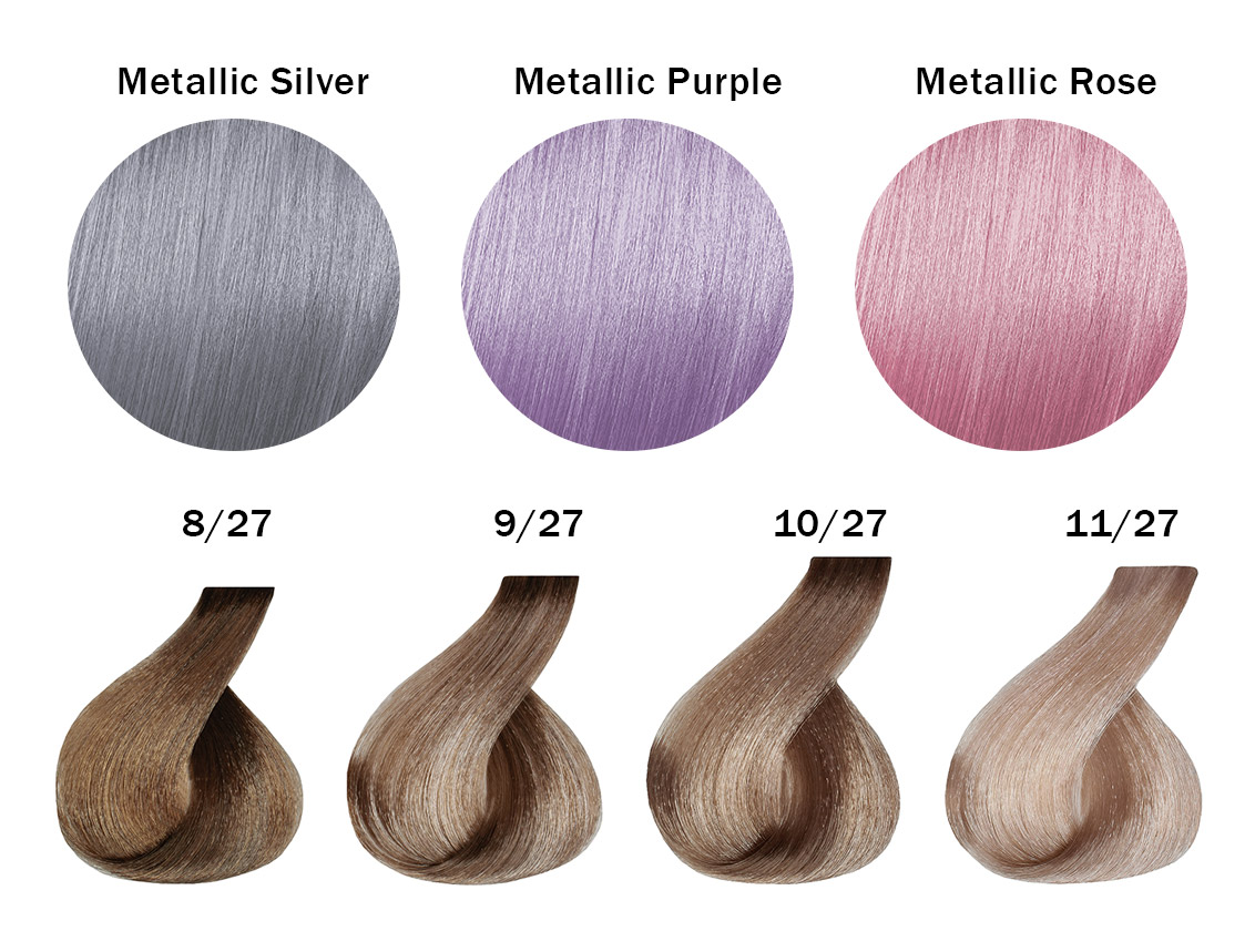 Farby Cece of Sweden metaliczne purple, rose i silver sposób użycia ...